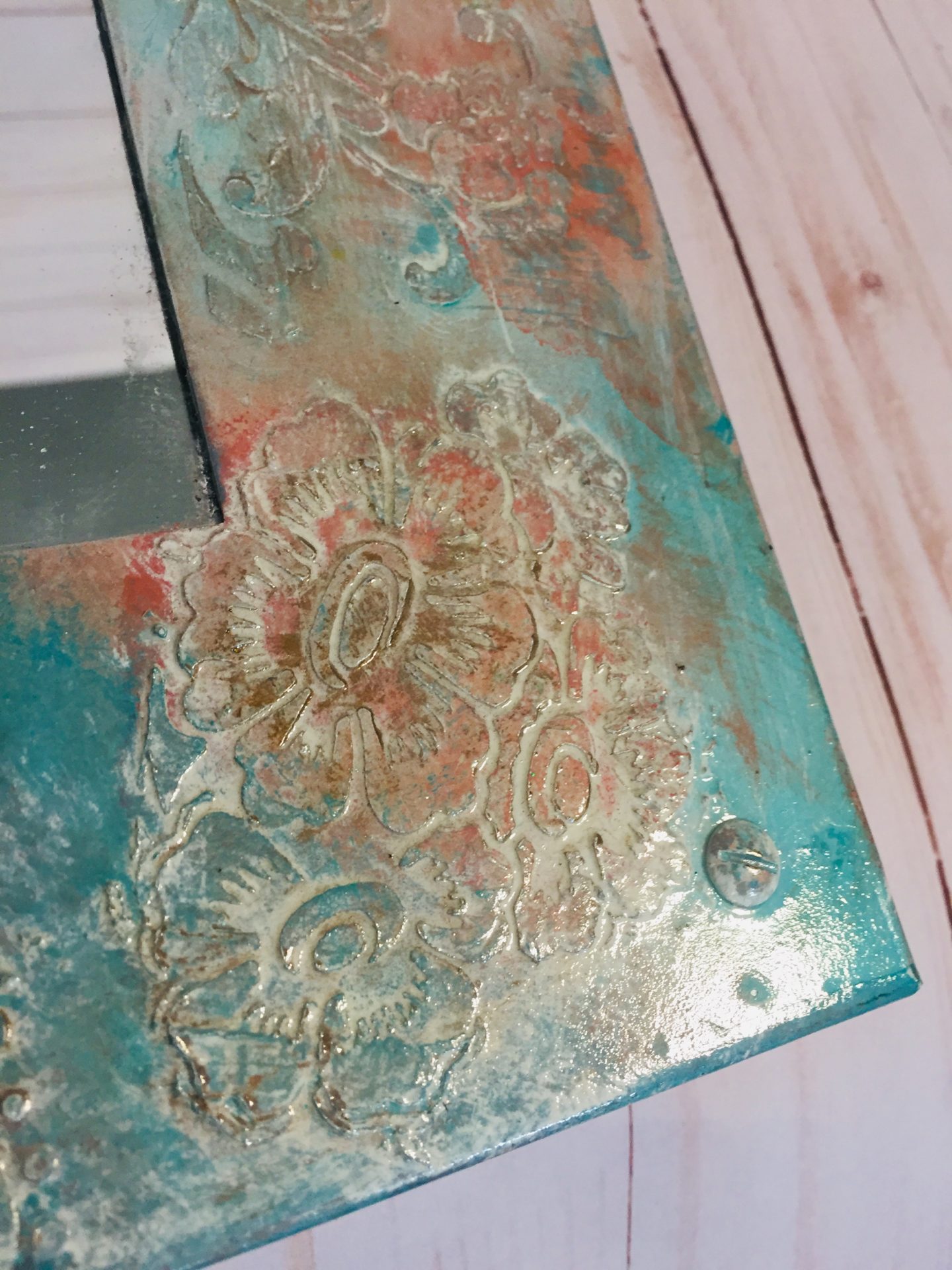 mirror, home decor, embossed, acrylic - acrylic, plaster, mirror, home ...